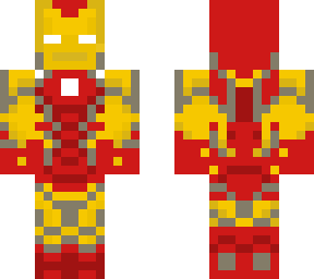 tony stark to iron man | Minecraft Skin