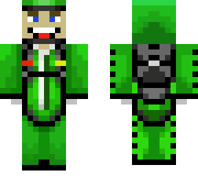 Creeper Glider (console remake) | Minecraft Skin