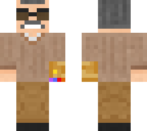 Stan Lee with the Infinity Gauntlet | Minecraft Skin