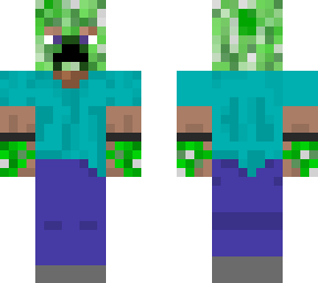 Steve Box Head | Minecraft Skin