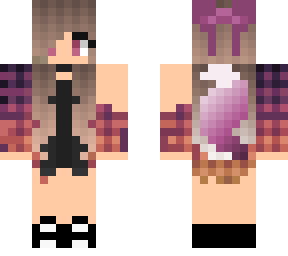 werewolf ears and tail edit | Minecraft Skin