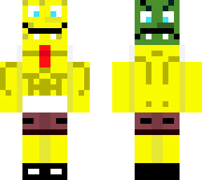 buff spongebob | Minecraft Skins