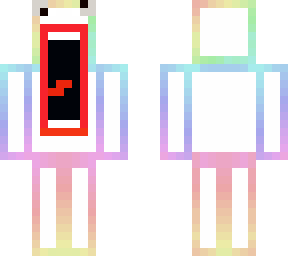 Yelling rainbow | Minecraft Skin