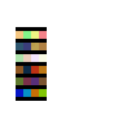 Adoptable color Palette's | Minecraft Skin