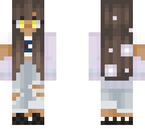 Cute Purple Girl | Minecraft Skin