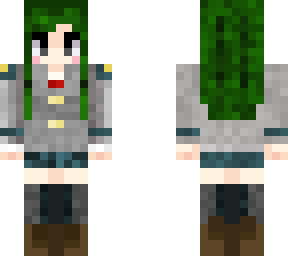 My Hero Academia inspired edit Asui Tsuyu | Minecraft Skin