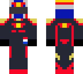 Red Bull f1 suit | Minecraft Skin