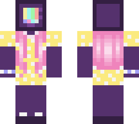 Vee the TV head | Minecraft Skin