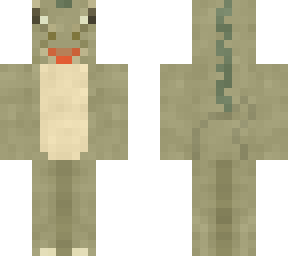 Yee dinosaur with derp face | Minecraft Skin