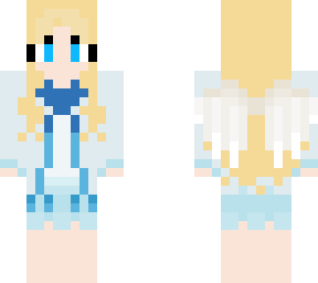 (untextured) (v2 wings over hair) filo from shield hero | Minecraft Skin