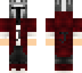 skin revamp red robe with new helm | Minecraft Skin