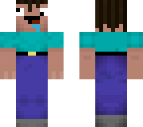 ugly steve with dreads | Minecraft Skin