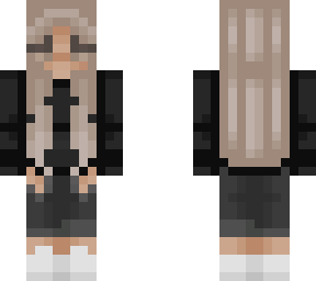 edit of sad girl | Minecraft Skin