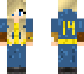 Fallout girl fallout 4 reskin | Minecraft Skin