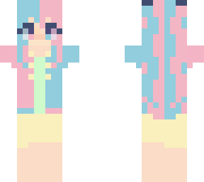 Floating pastels contest entry | Minecraft Skin