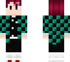 demon slayer tanjiro kamado | Minecraft Skins