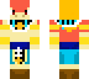 Typhlosion God Of Destruction | Minecraft Skin
