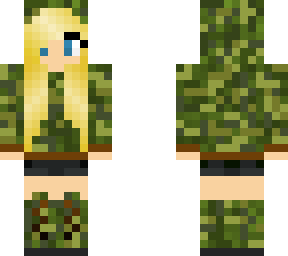 Girl bong 7 Slime | Minecraft Skin