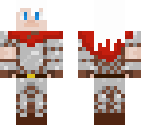 Elf Warrior red cape | Minecraft Skin