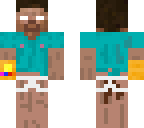 herobrine jockstrap poop thanos with toes | Minecraft Skin