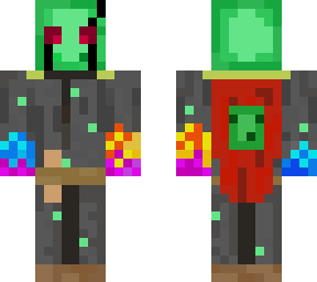 rage mystic slime | Minecraft Skin