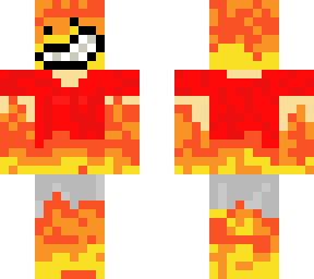 SUPER HOT FIRE | Minecraft Skin