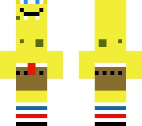 Grinning Spongebob | Minecraft Skin
