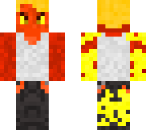 Human Torch Minecraft Skins