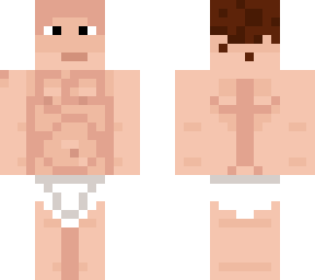 Pot Belly in Tighty Wighties | Minecraft Skin