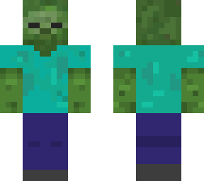 Zombie skin (original) (classic) | Minecraft Skin