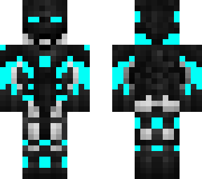 blue iron man | Minecraft Skin