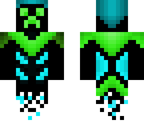 Charged Creeper Phantom RQ | Minecraft Skin