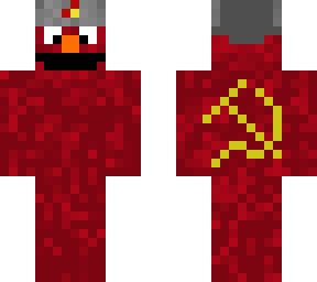 Communist Elmo | Minecraft Skin