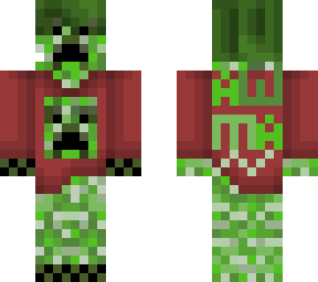 Cute Creeper Boi UwU | Minecraft Skin