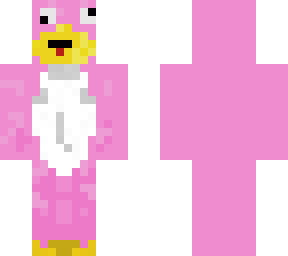 Derpy Pink Penguin | Minecraft Skin