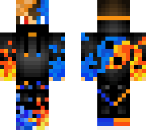Fire And Water | Minecraft Skin