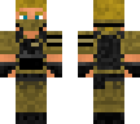 Fixed Cryptic Militia Combat | Minecraft Skin
