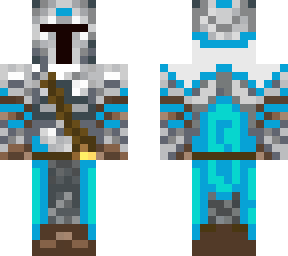 Medival Knight light blue | Minecraft Skin