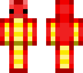 Red 8-Bit Dragon | Minecraft Skin