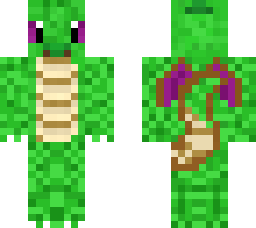 Shiny Dragonite | Minecraft Skin