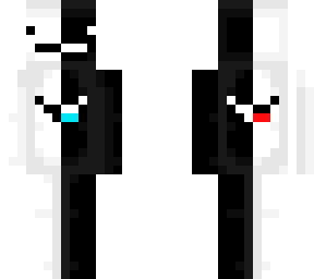 Derp Black-White-White-Black | Minecraft Skin