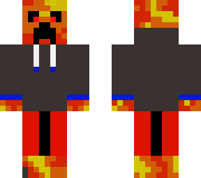 Fire Creeper | Minecraft Skins
