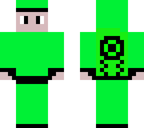 Green wolf | Minecraft Skin