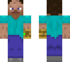 receding hairline steve w gauntlet | Minecraft Skin