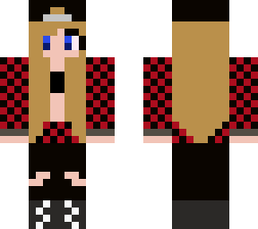 Red Girl Minecraft Skin