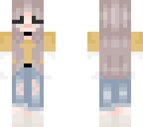 yellow aesthetic. | Minecraft Skin