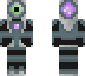 Android Model 001 (Dark Prismarine Color Scheme) | Minecraft Skin