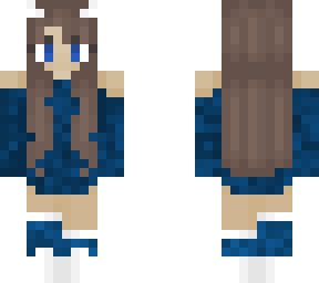 Blue girl | Minecraft Skin