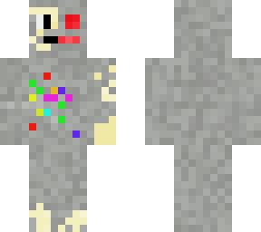 Battle Damaged Human Cyborg | Minecraft Skin