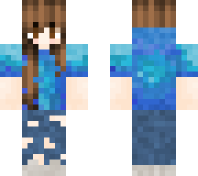 Cute brown haired girl | Minecraft Skin